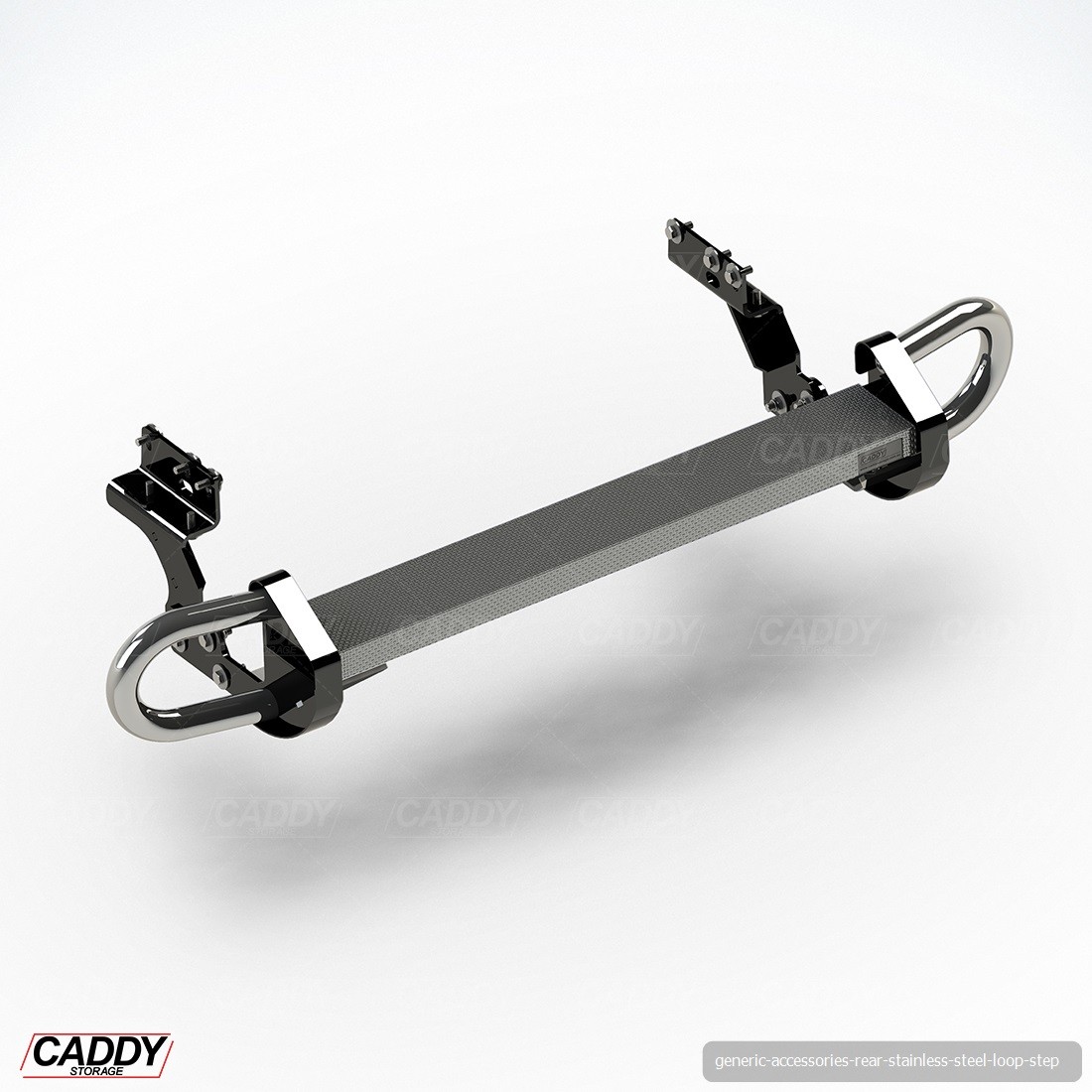 To Suit Toyota Hiace SLWB Stainless Steel Loop Step - Caddy Storage Systems