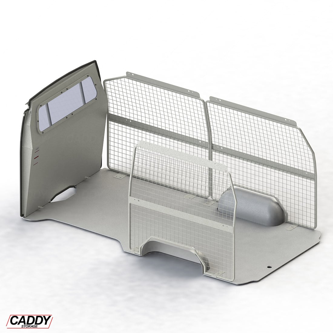 Ford Transit Custom SWB (2024+) Mesh Wall Panelling - Caddy Storage Systems